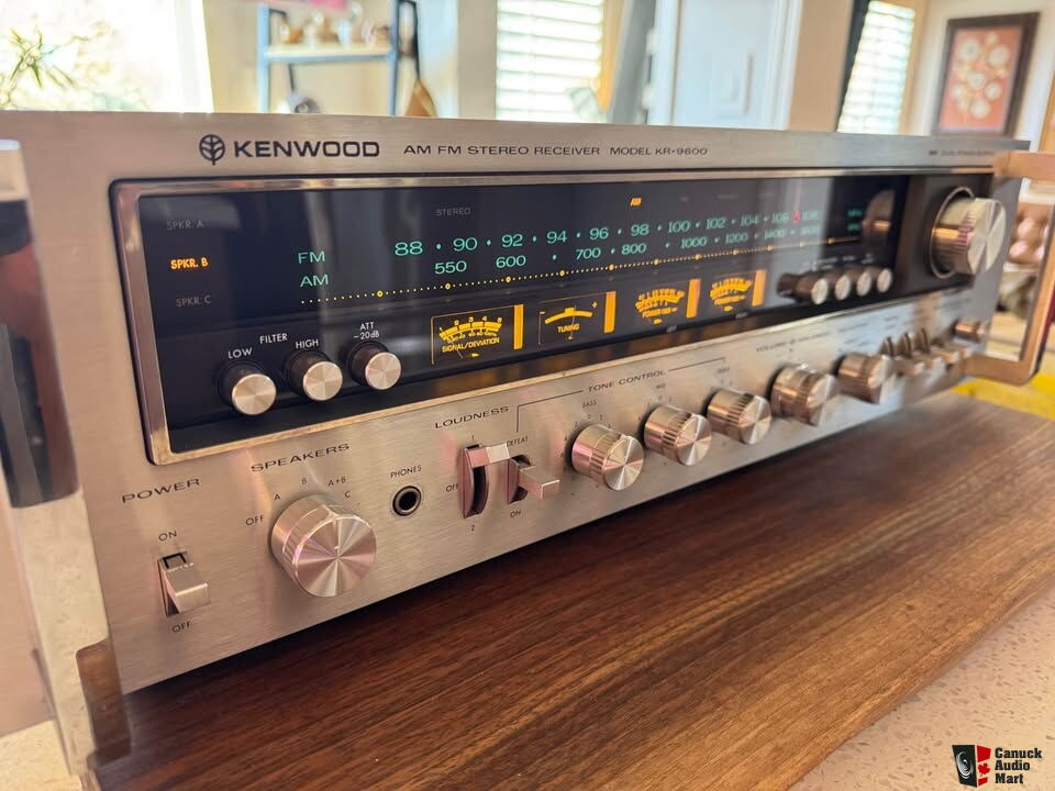 Kenwood KR-9600 - Top of the line vintage receiver from the 70s Photo ...