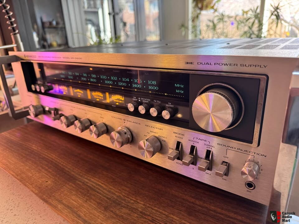 Kenwood KR-9600 - Top of the line vintage receiver from the 70s Photo ...