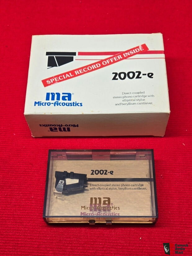 Micro Acoustics 2002e cartridge Photo #5590682 - US Audio Mart