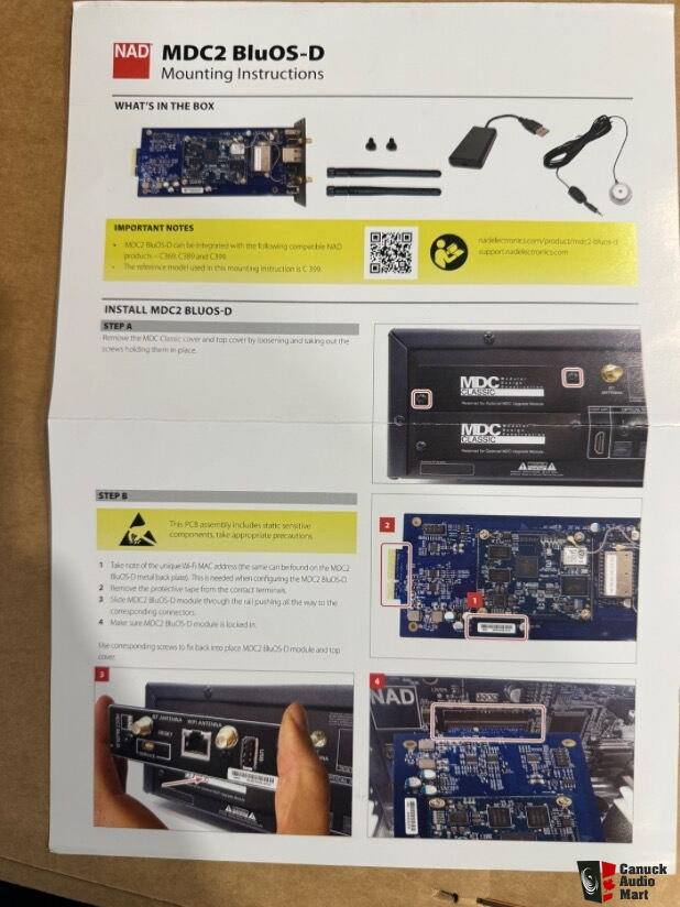 NAD C3050 Integrated Amplifier With optional Blu-Os module Photo ...