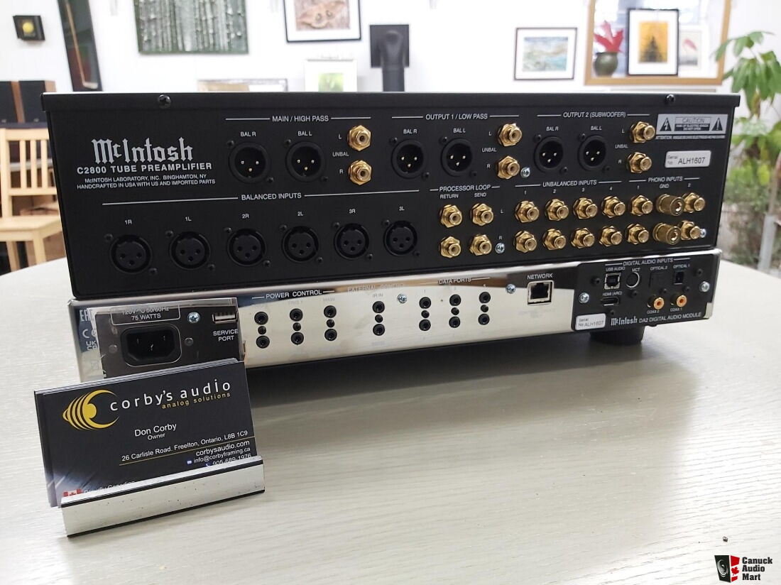 Mcintosh cC2800 pre Photo #5593379 - Canuck Audio Mart