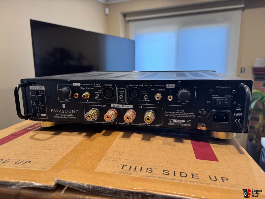 Parasound NEWCLASSIC 200 PRE STEREO Preamplifier Photo #5597854 ...