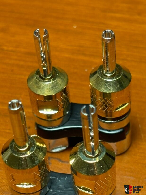 Cardas spades to banana plugs adapters Photo #5598617 - Canuck Audio Mart