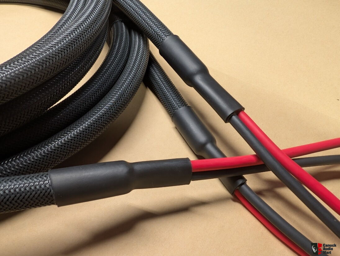 12 gauge Mogami W3103 OFC speaker cables with Nakamichi pure copper ...