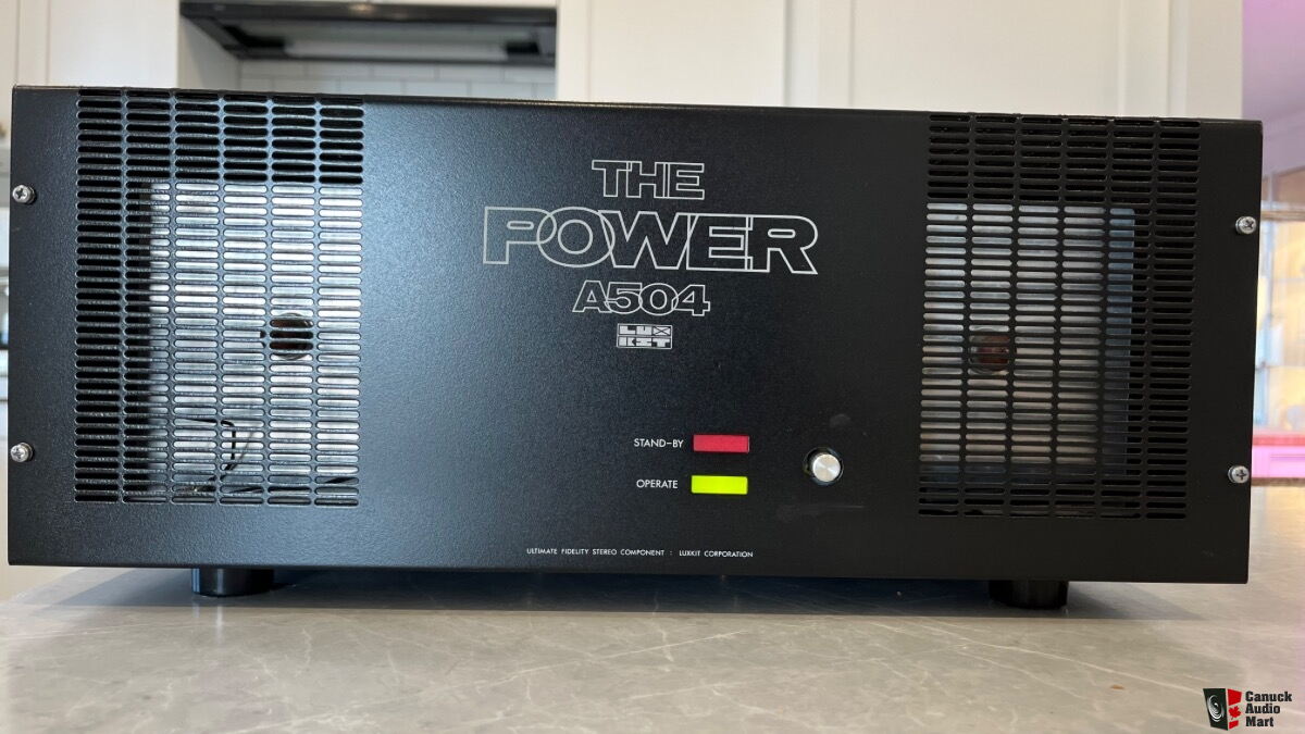 Luxman A504 class-a a/b amplifiwer very nice non smoking house,,free ...