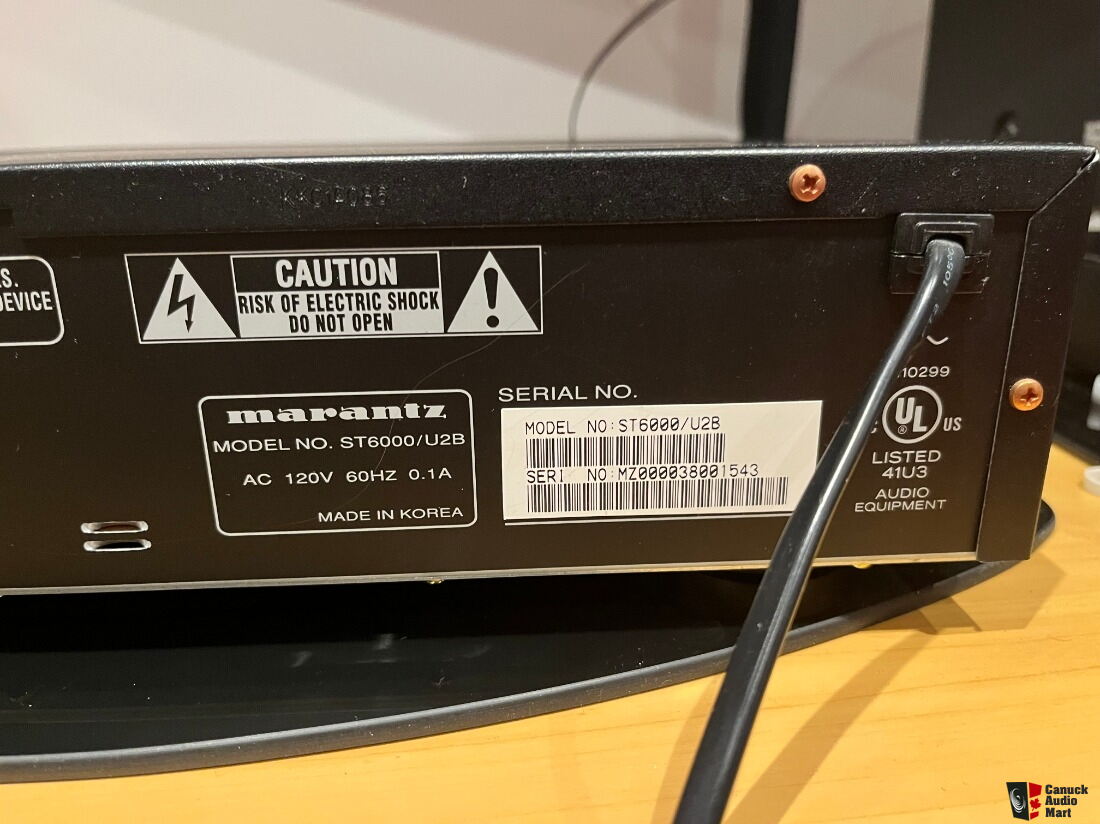 Marantz ST6000 FM / AM Tuner Photo #5602965 - US Audio Mart