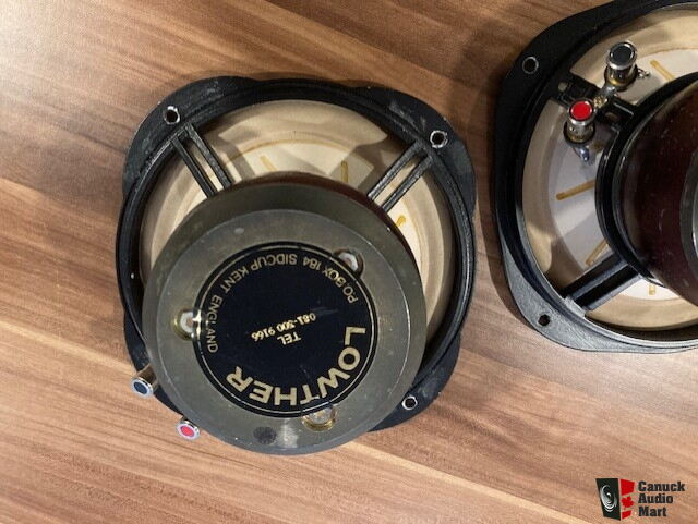 Lowther PM2a alnico fullrange drivers Photo #5605162 - Canuck Audio Mart
