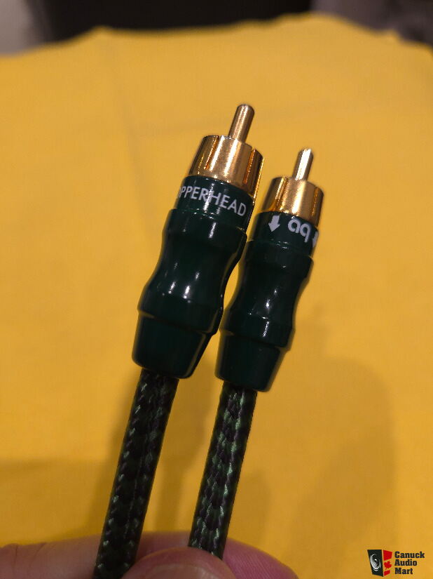 Audioquest Copperhead interconnect RCA 2 meters For Sale - UK Audio Mart
