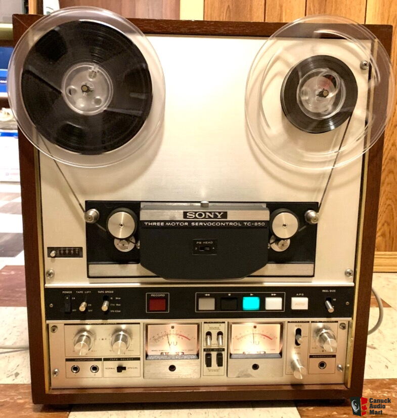 Sony TC 850-4 Reel to Reel Machine Photo #5606410 - Canuck Audio Mart