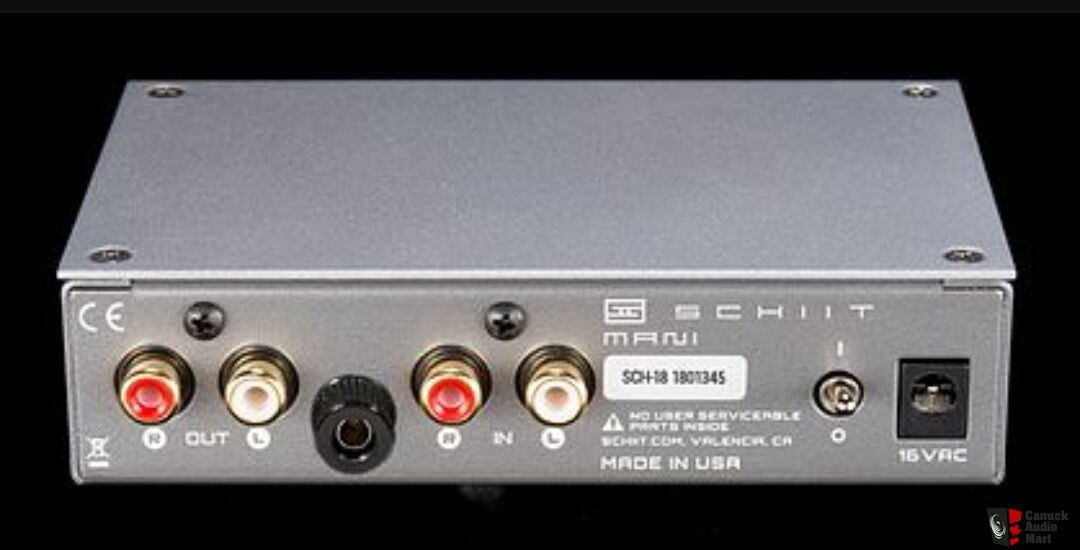 Schiit Mani Phono Preamp (Version 1) For Sale - Canuck Audio Mart