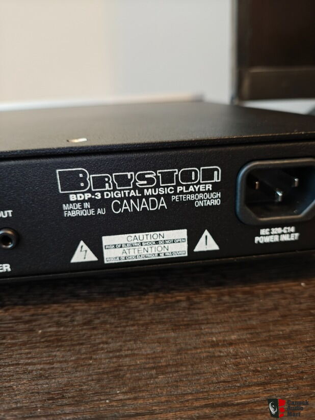 Bryston BDP-3, silver Photo #5606704 - Canuck Audio Mart