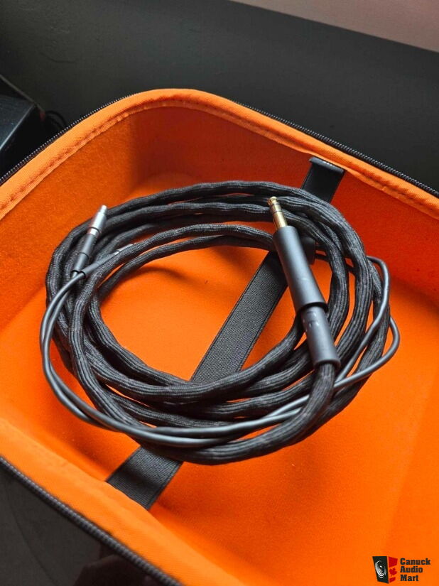 Sennheiser HD 800 Headphone OEM 1/4" Cable and 3.5mm aftermarket Cable ...