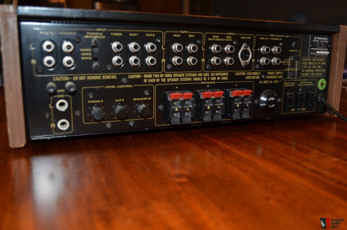 Vintage hi fi amplifier Pioneer SA-9100 Photo #5608115 - Canuck Audio Mart