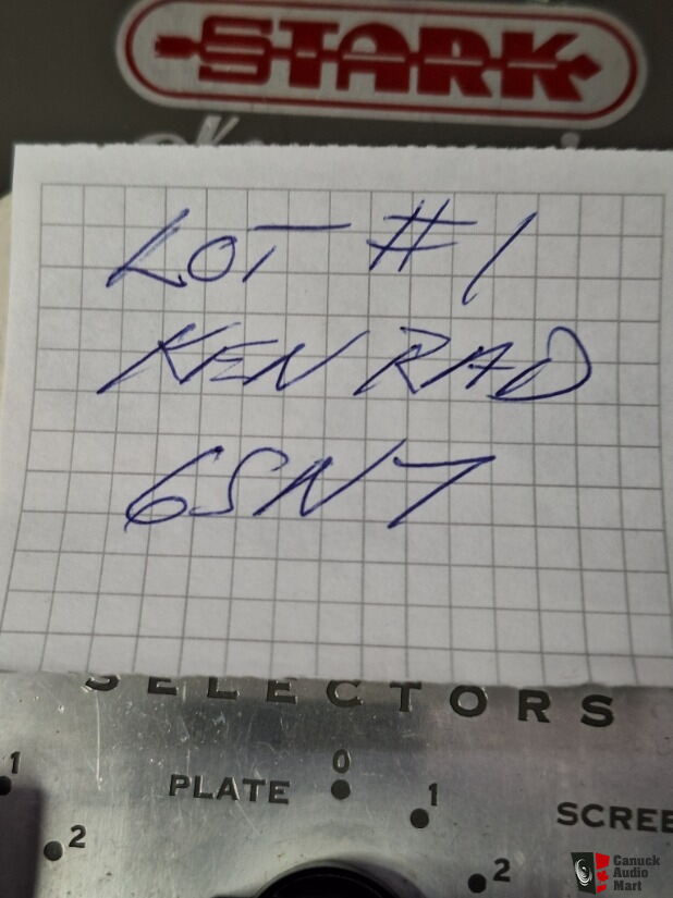 Ken rad 6sn7gt Photo #5609204 - Canuck Audio Mart