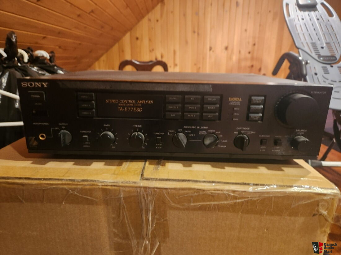 sony es pre amp ta-e77esd Photo #5612541 - Canuck Audio Mart