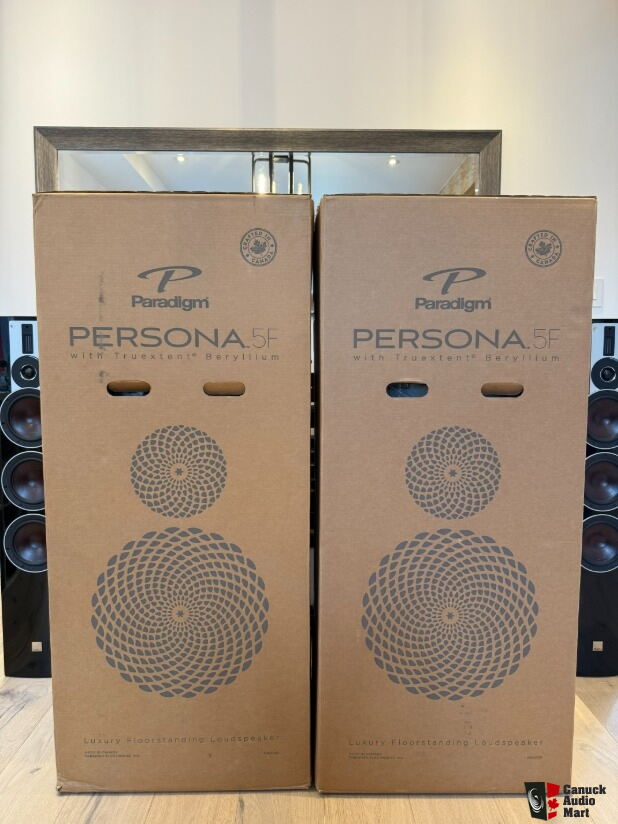 Paradigm Persona 5F - Excellent Condition- Canadian Made - Audiophile ...
