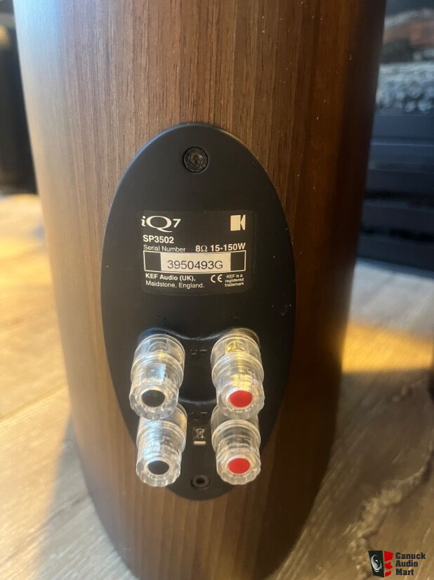 Kef Iq7 floor standing hifi speakers pair Photo #5614517 - Canuck Audio ...