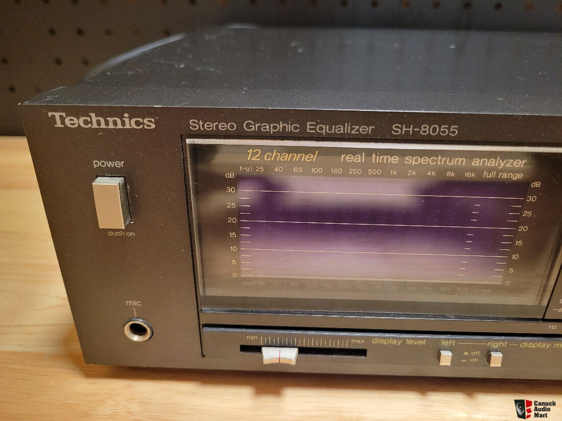 Technics SH 8055 12 Channel Graphic Equalizer & Spectrum Analyzer Photo ...