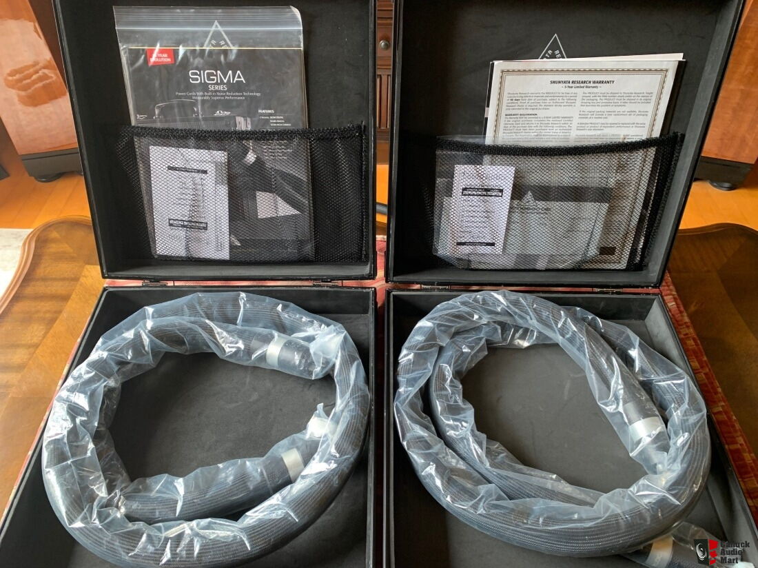 Shunyata Sigma & Other AC Cables - Good Opportunity Photo #5622049 ...