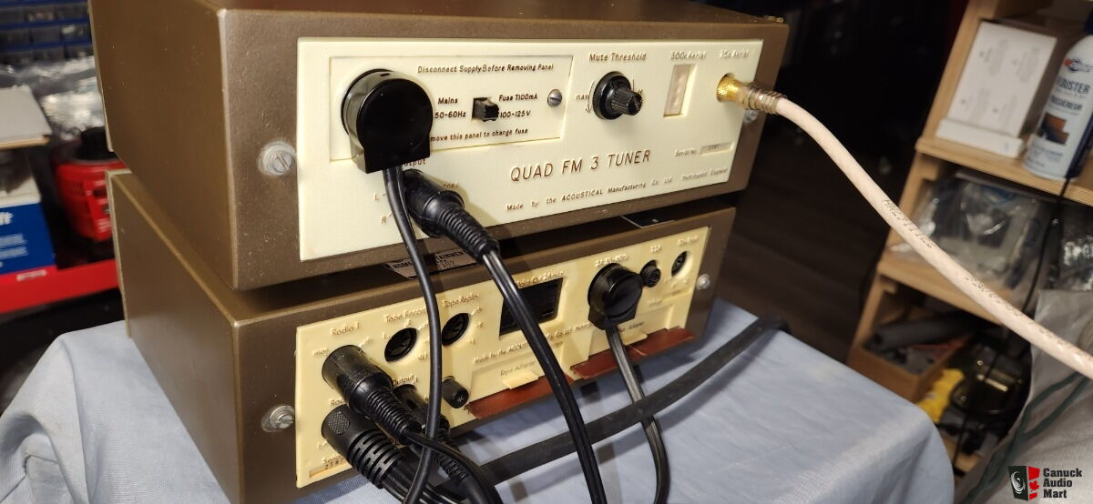 QUAD 33 and QUAD FM3 , all DIN cables Photo #5624096 - Canuck Audio Mart