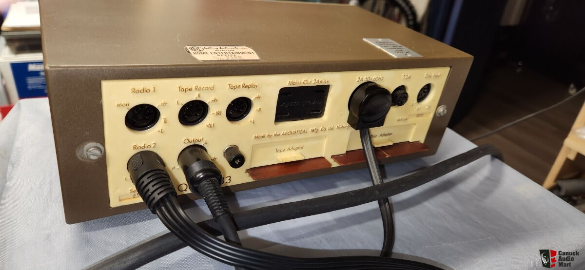 QUAD 33 and QUAD FM3 , all DIN cables Photo #5624099 - Canuck Audio Mart