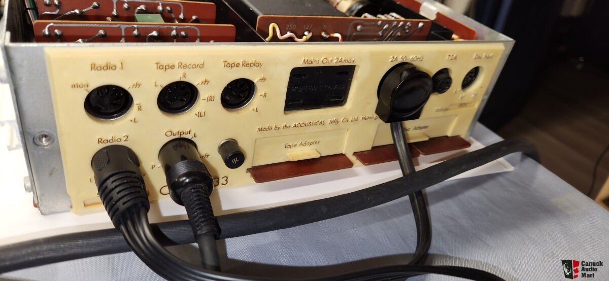 QUAD 33 and QUAD FM3 , all DIN cables Photo #5624104 - Canuck Audio Mart