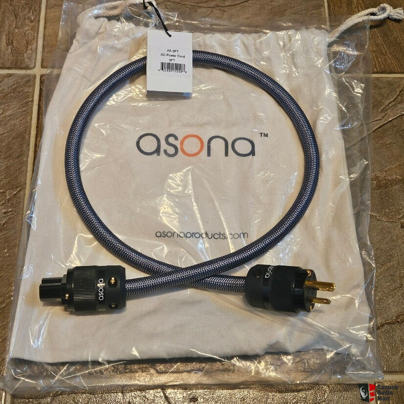 Asona power cable - 3ft Demo Dealer Ad - Canuck Audio Mart