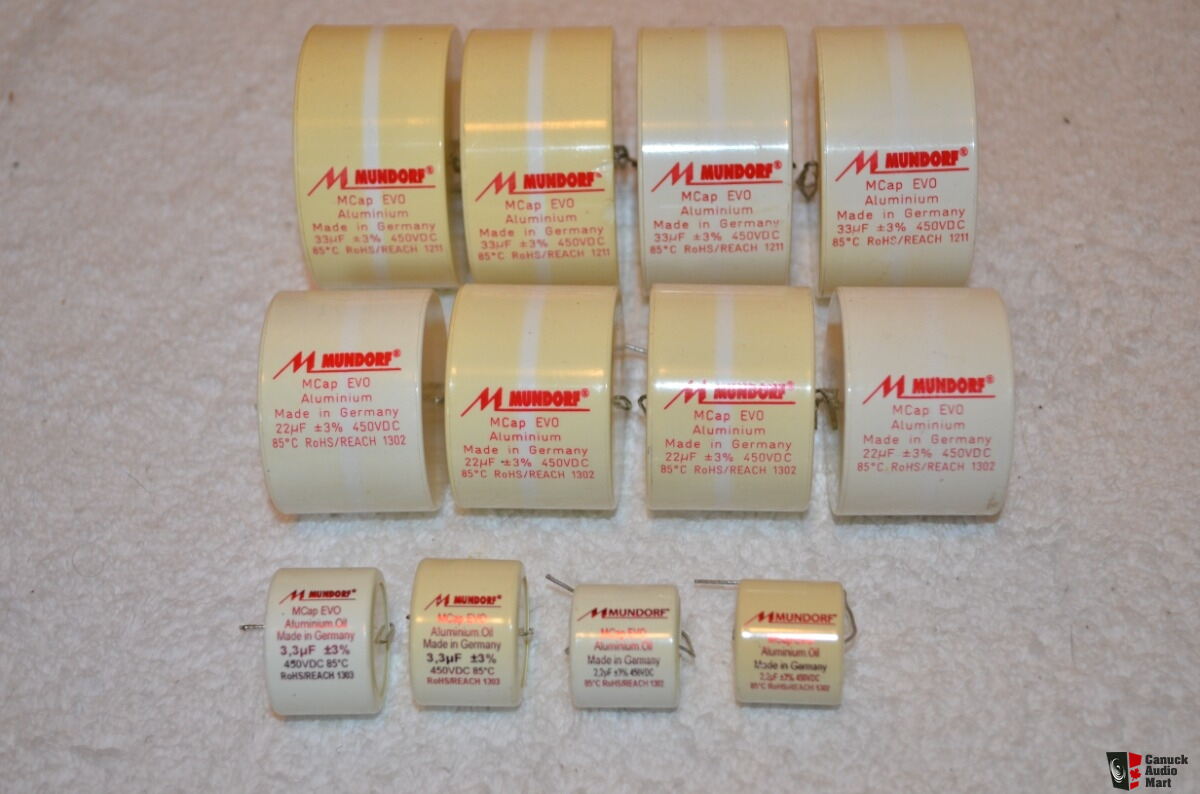 MUNDROF CAPACITORS LOT Top Quality Crossover Capacitors Mundorf Mcap ...