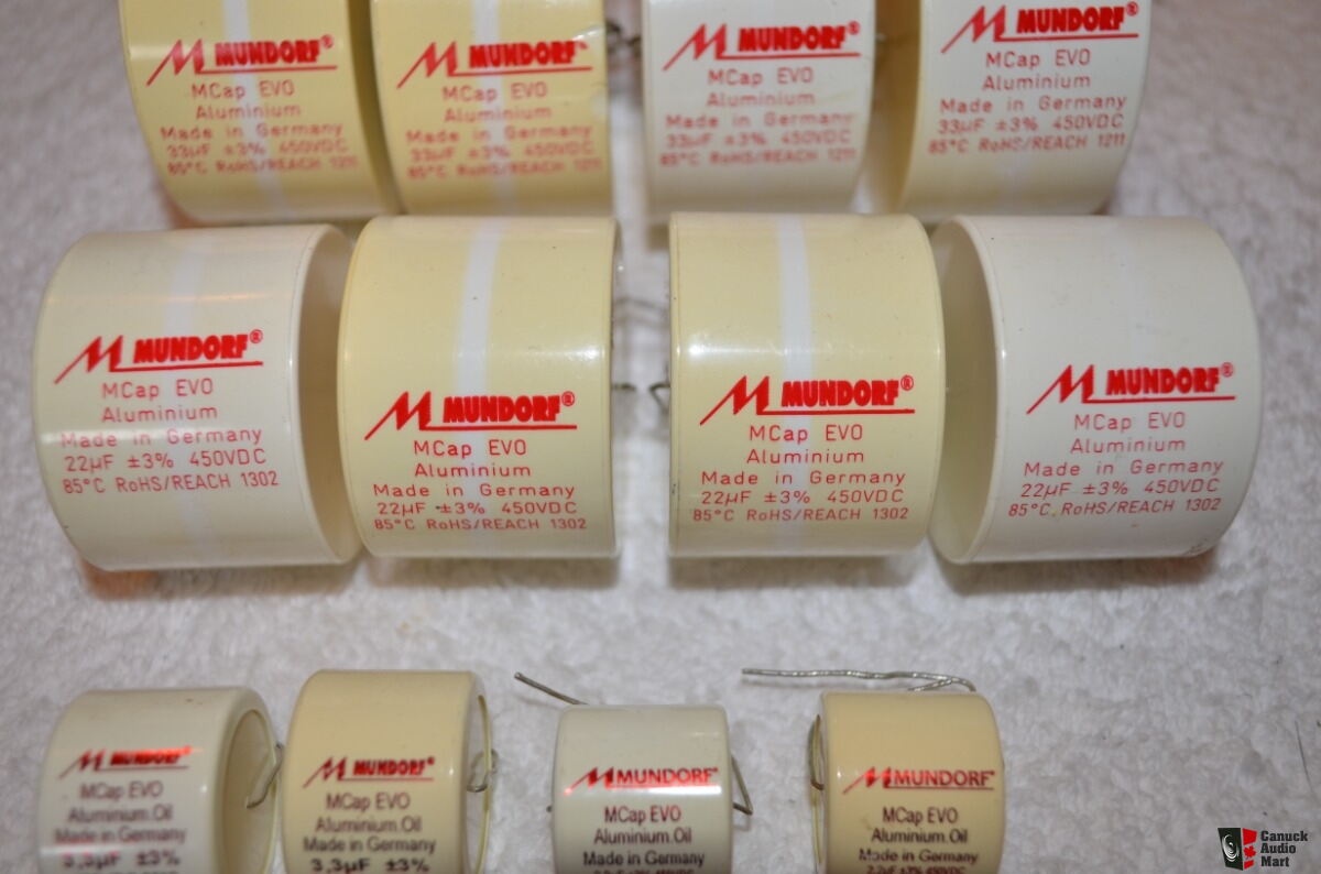 MUNDROF CAPACITORS LOT Top Quality Crossover Capacitors Mundorf Mcap ...