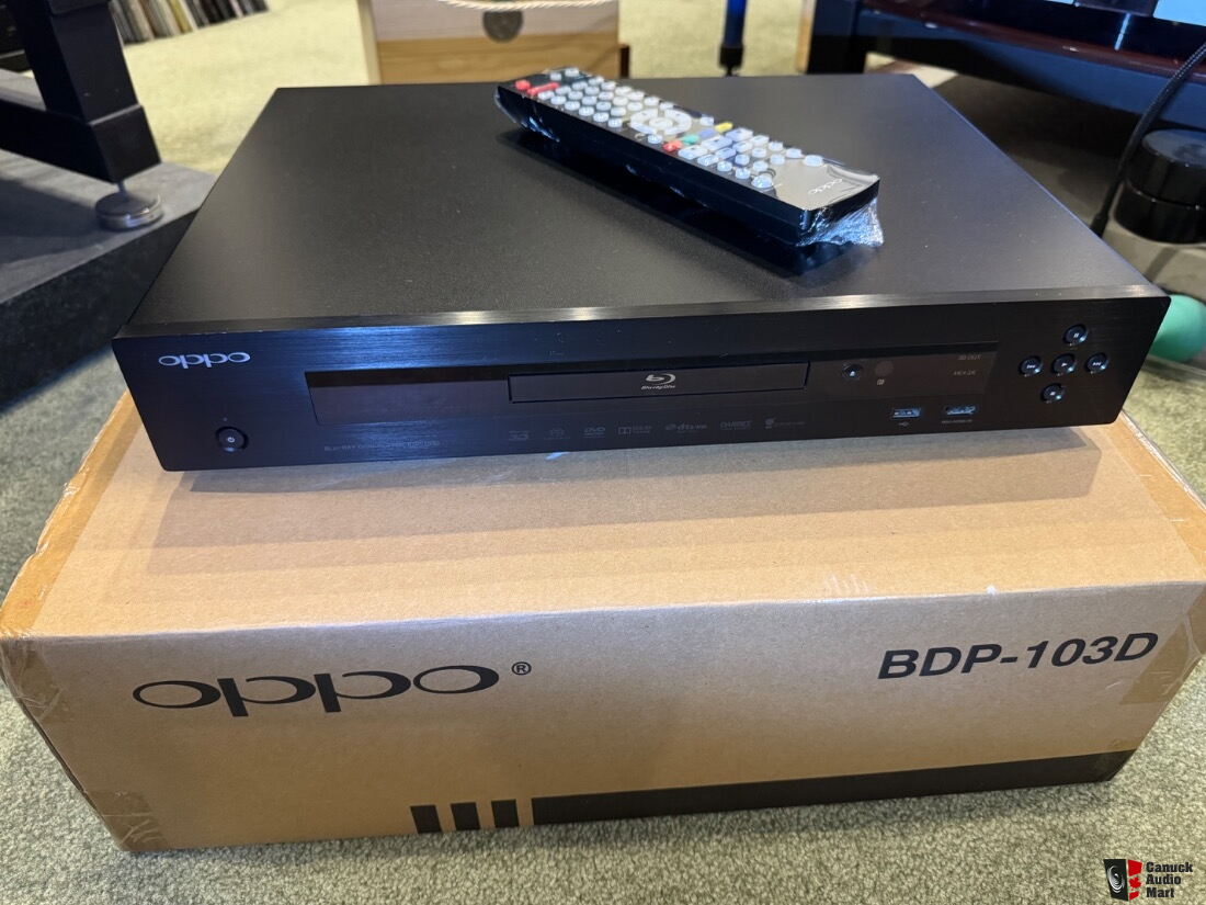 Oppo BDP-103D Blu-ray Disc Player For Sale - Canuck Audio Mart