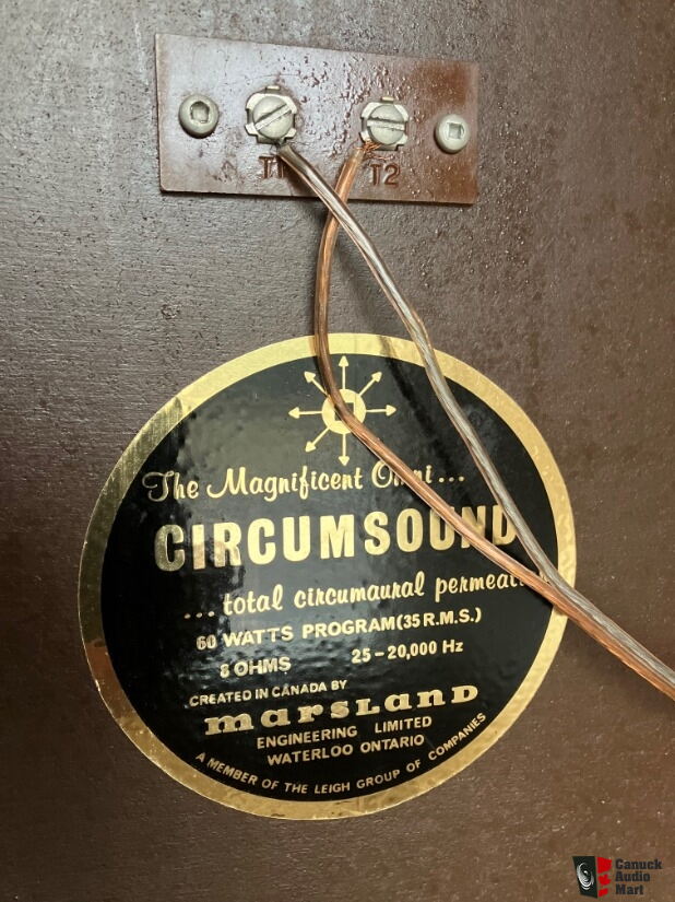 Marsland Omni - CIRCUMSOUND Speakers - Original Owner Photo #5630289 ...