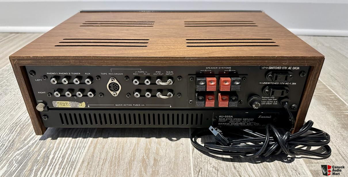 Sansui AU-555A integrated Amplifier Photo #5630837 - Canuck Audio Mart