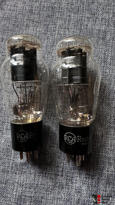 RCA 2A3 Dual Black Plates Tubes - PAIR For Sale - Canuck Audio Mart