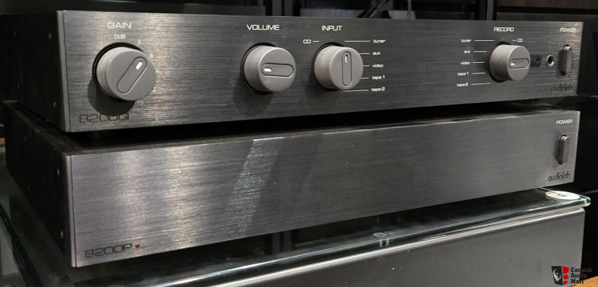 Audiolab 8200Q Preamplifier & 8200P Power Amplifier (sold as a pair ...