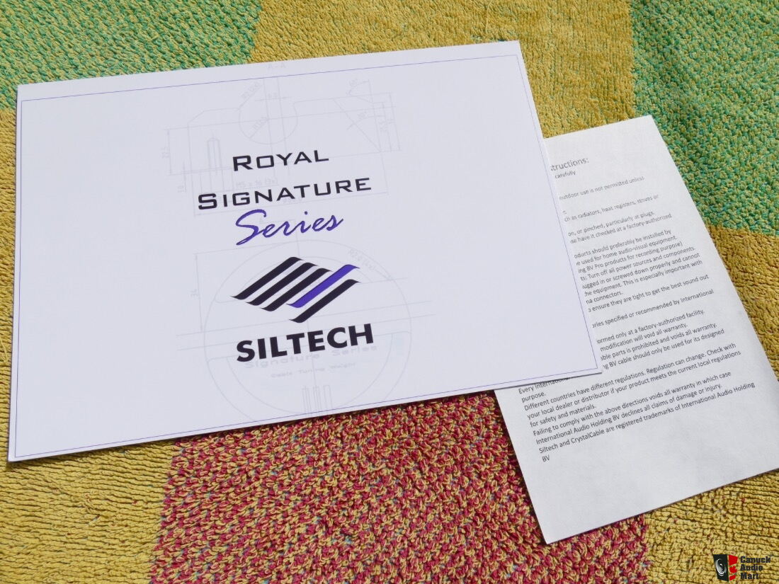 Siltech Cables Royal Signature Golden Ridge II Digital Cable (free ...