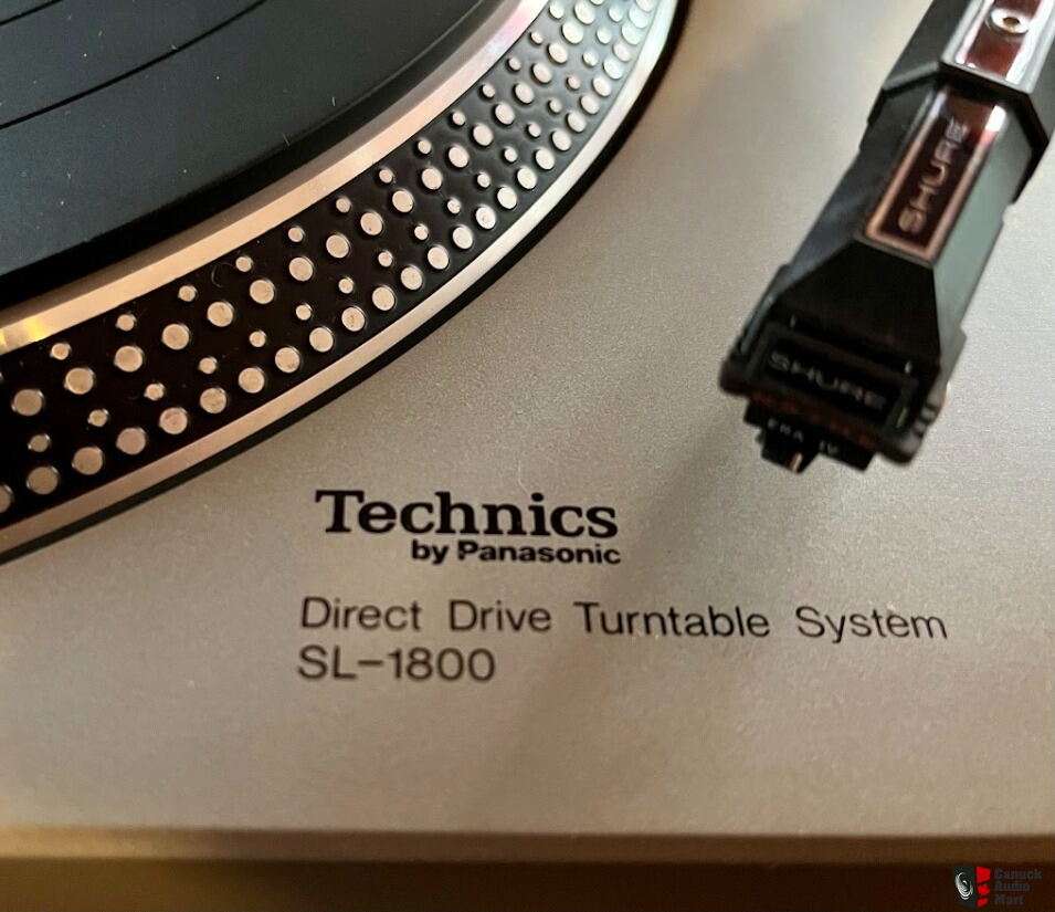 PENDING - Technics SL-1800 Direct Drive Turntable with Shure M97AH ...