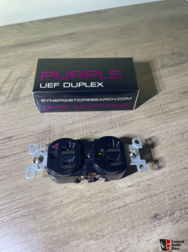 Synergistic Research UEF Purple Duplex Photo #5637691 - Canuck Audio Mart