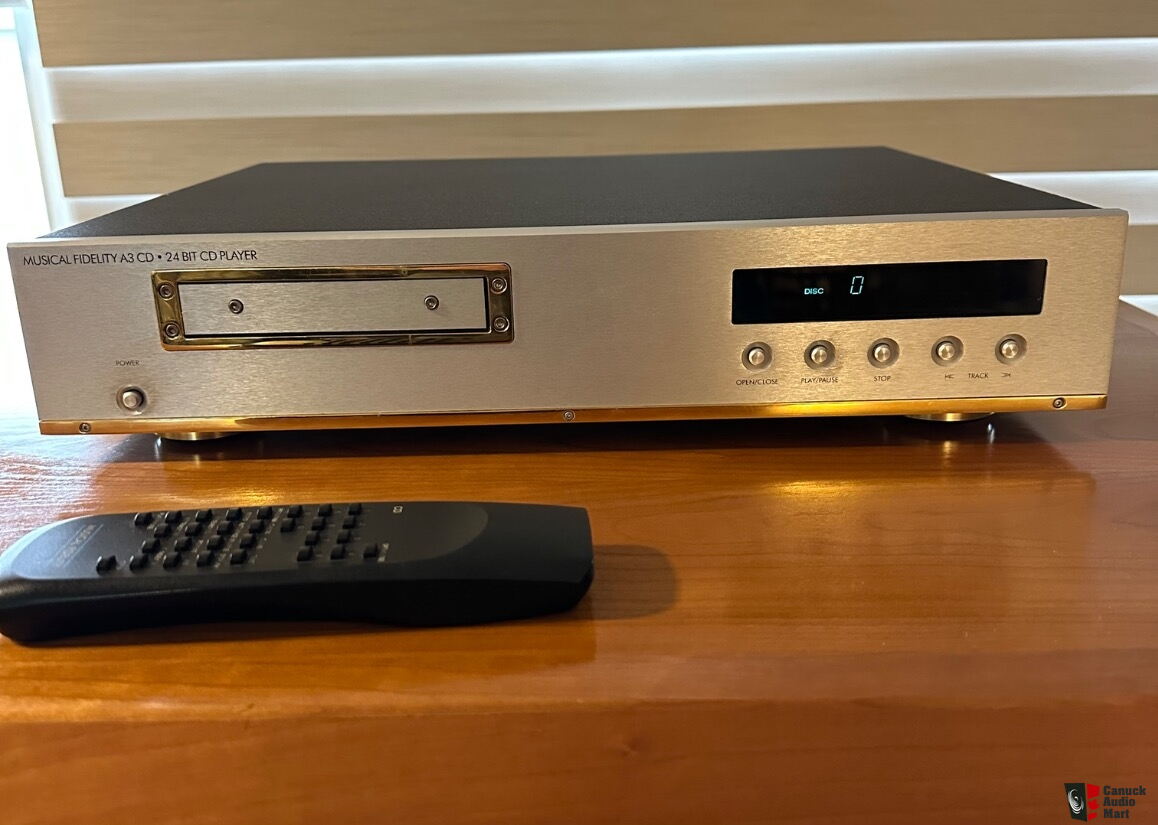 Musical Fidelity A3 CD 24 BIT CD Player For Sale - UK Audio Mart