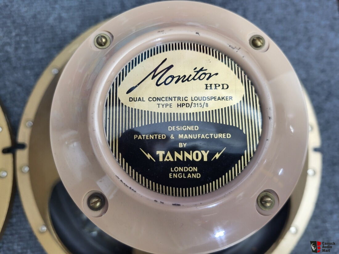 Tannoy Monitor HPD-315/8 Re-foamed Dual Concentric Loudspeakers ...