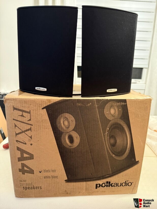 Polk FXi A4 surround speakers Photo #5642126 - Canuck Audio Mart