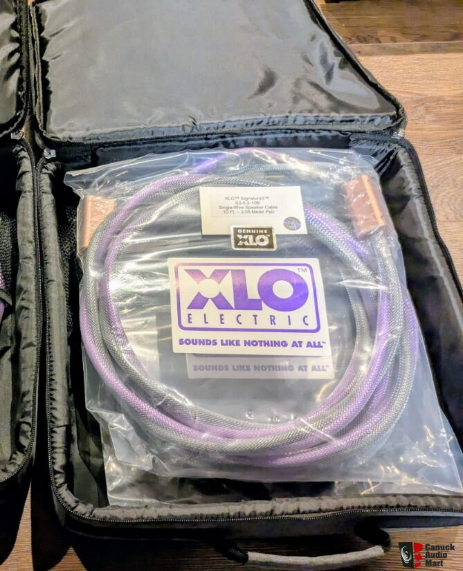 XLO Signature 3 - 10' pair speaker cables (New version w/ filter box ...