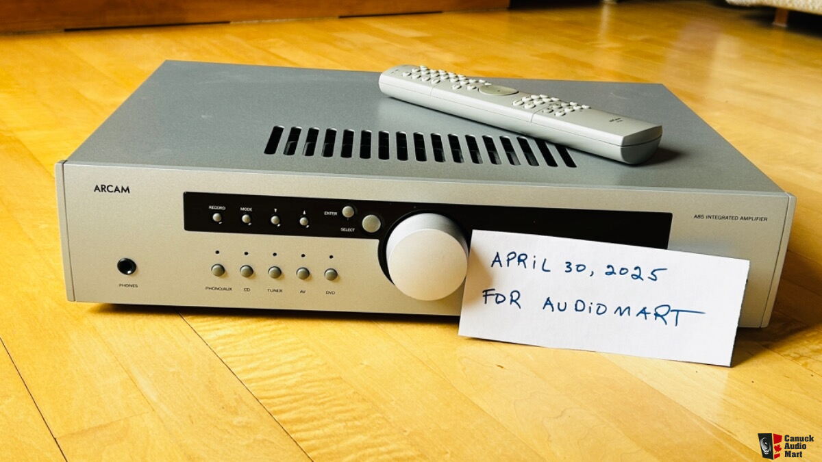 ARCAM A85 Integrated Amplifier Photo #5642516 - Canuck Audio Mart