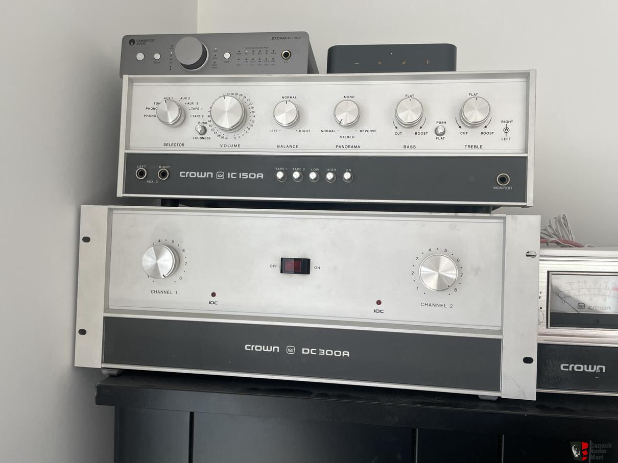 Crown IC150A and Crown DC300A For Sale - US Audio Mart