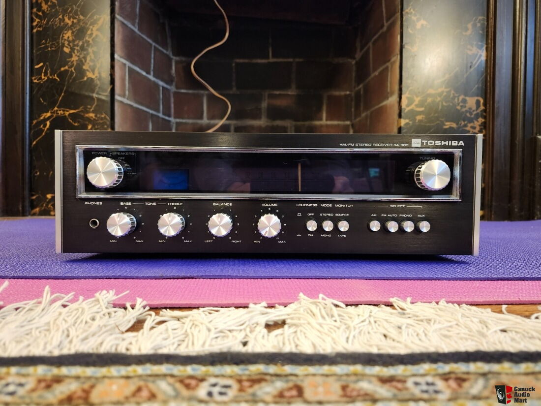 Rare black face Toshiba SA-300 Stereo Receiver ! For Sale - Canuck ...