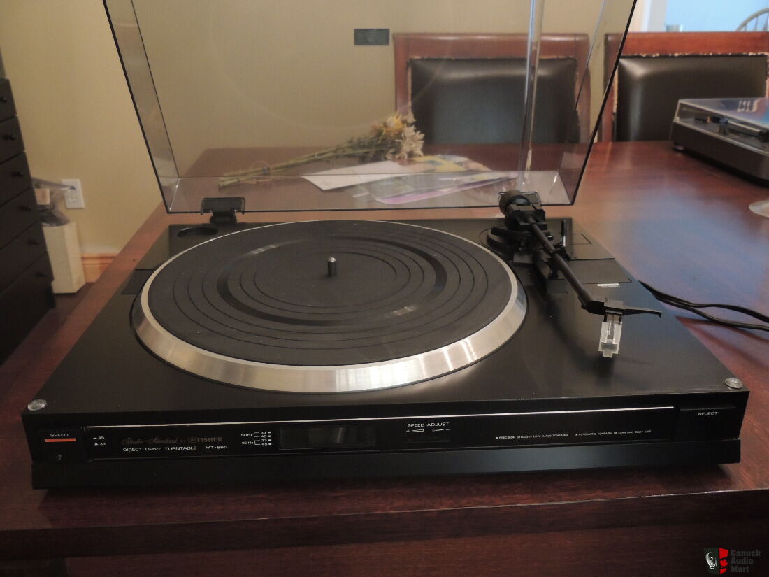 Fisher MT-865 Direct Drive Turntable w/AT3482P cartridge Photo #5644689 ...