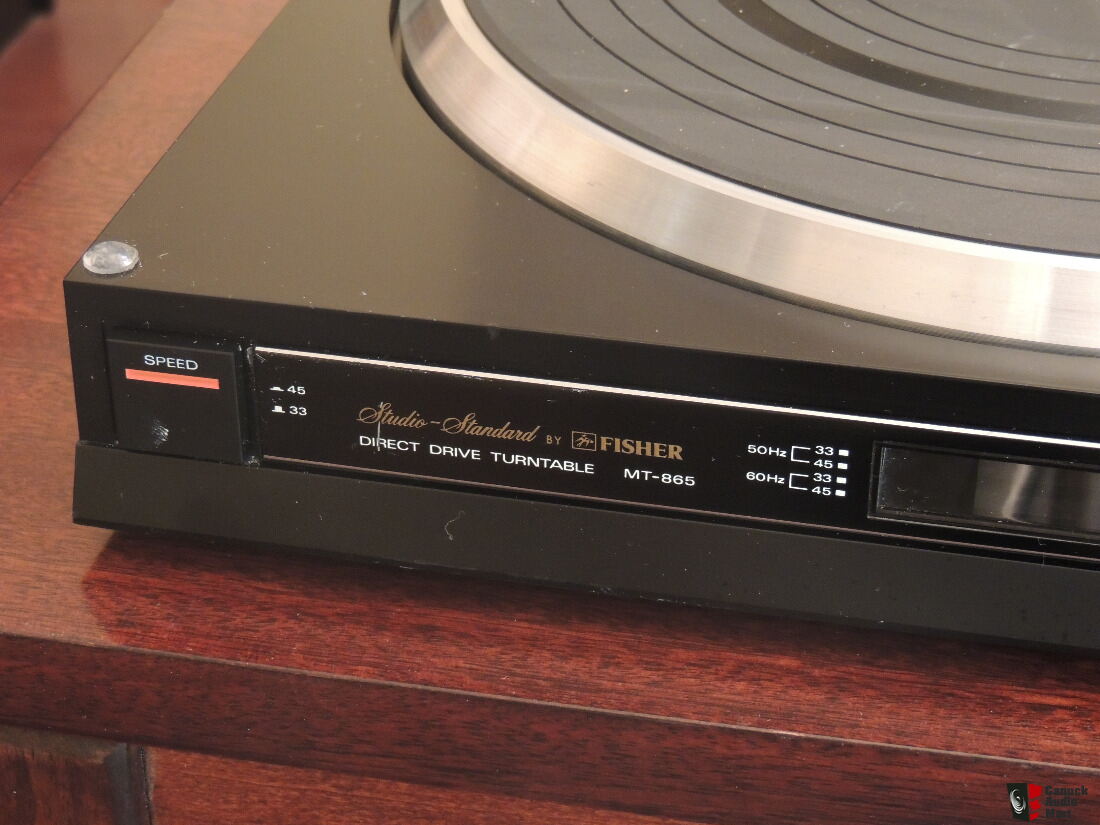 Fisher MT-865 Direct Drive Turntable w/AT3482P cartridge Photo #5644687 ...