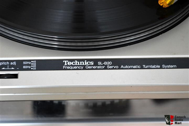 Technics Turntable SL-B20 - Great condition with new belt Photo #564601 ...