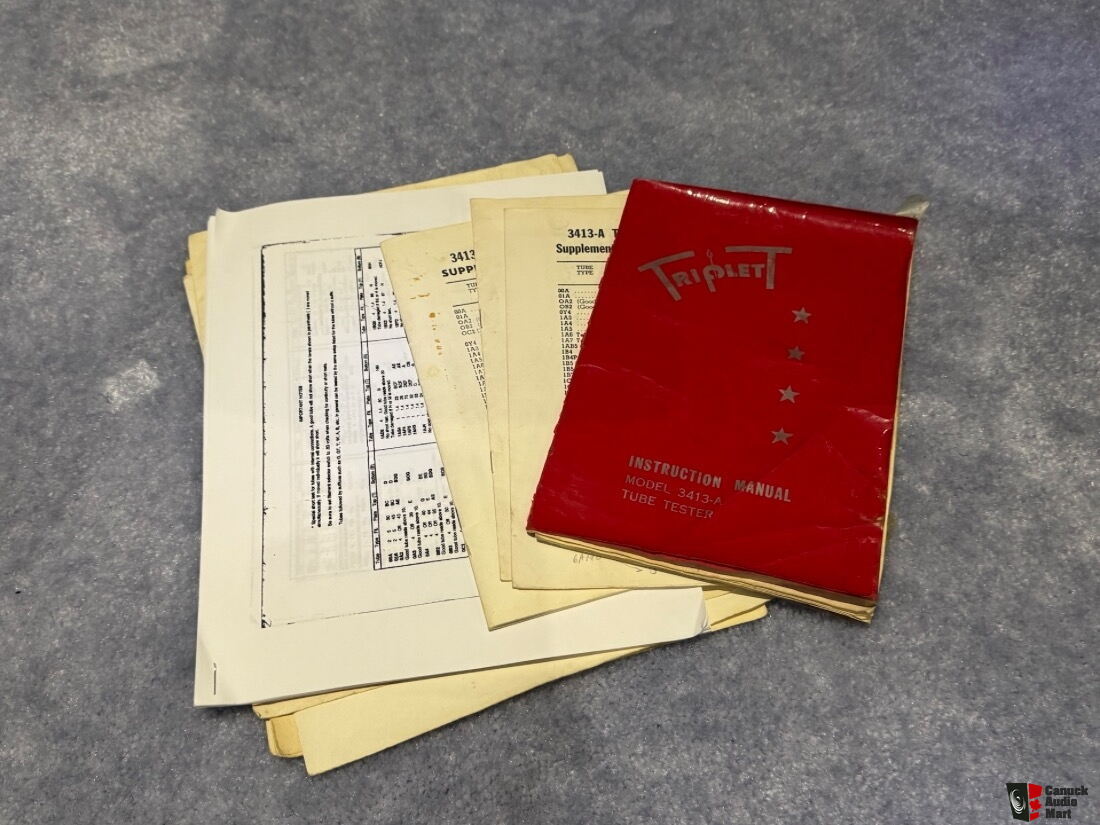 FREE - Triplett 3413-A Tube Test Photo #5646786 - US Audio Mart