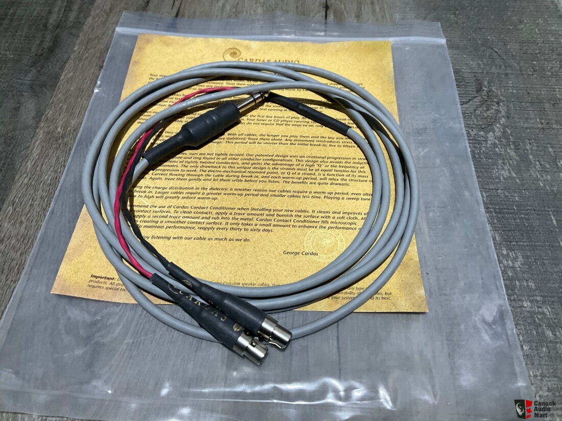 Cardas cable for Audeze Headphones Dealer Ad - Canuck Audio Mart