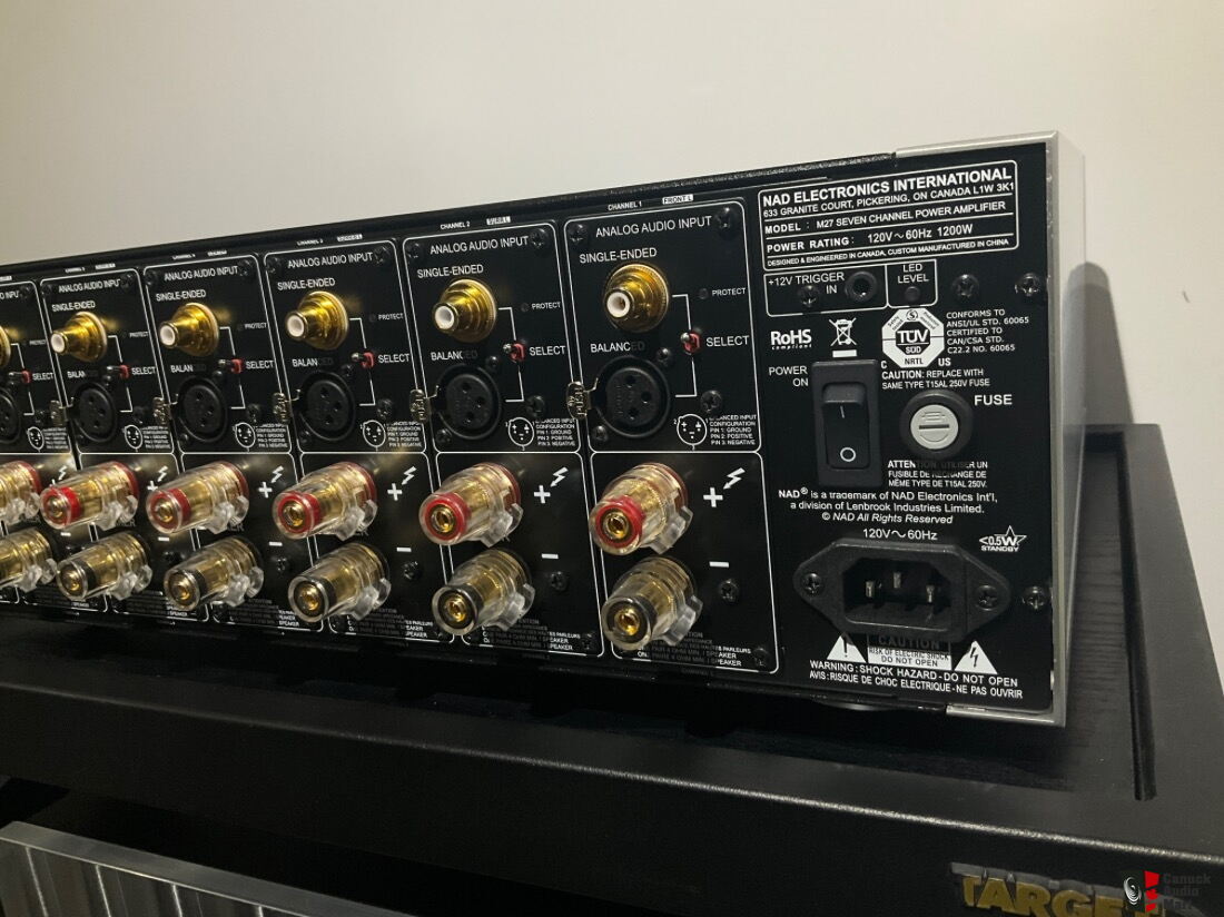 NAD Masters Series M27 Seven-Channel Amplifier REDUCED! Photo #5656576 ...